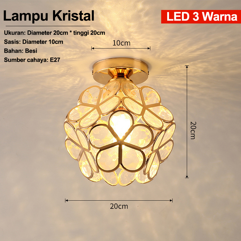 Dunia Lampu Lampu kristal Lampu Plafon Simple Minimalis Lampu Gantung ...