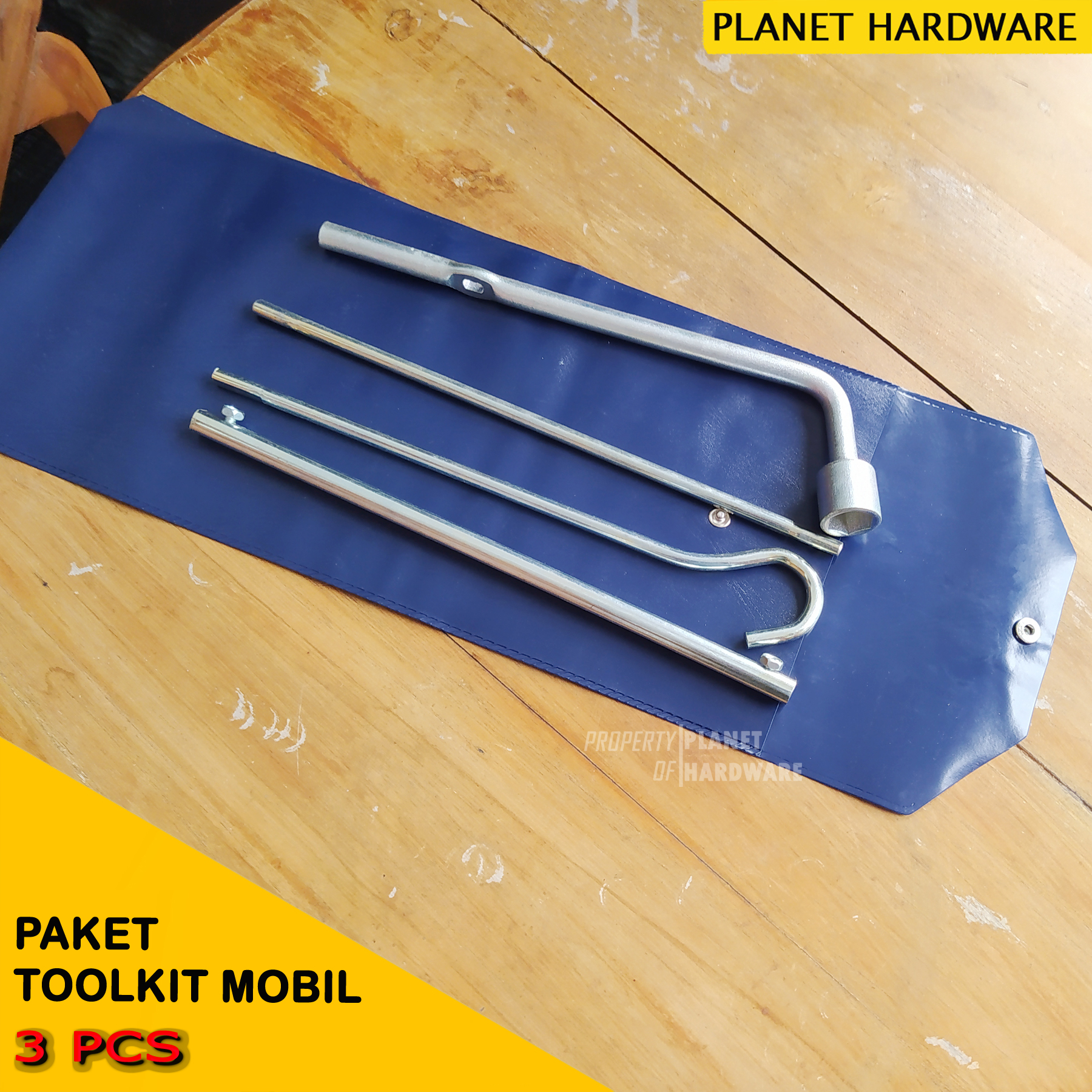 Toolkit Mobil Kunci Roda 19 mm Handle Dongkrak Tas Dongkrak Mobil ...