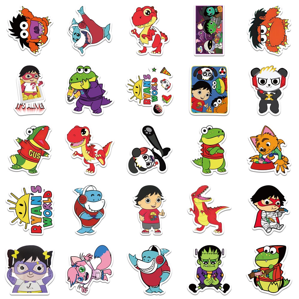 Stiker Kartun Ryan 's World Cup isi 25 pcs | Lazada Indonesia