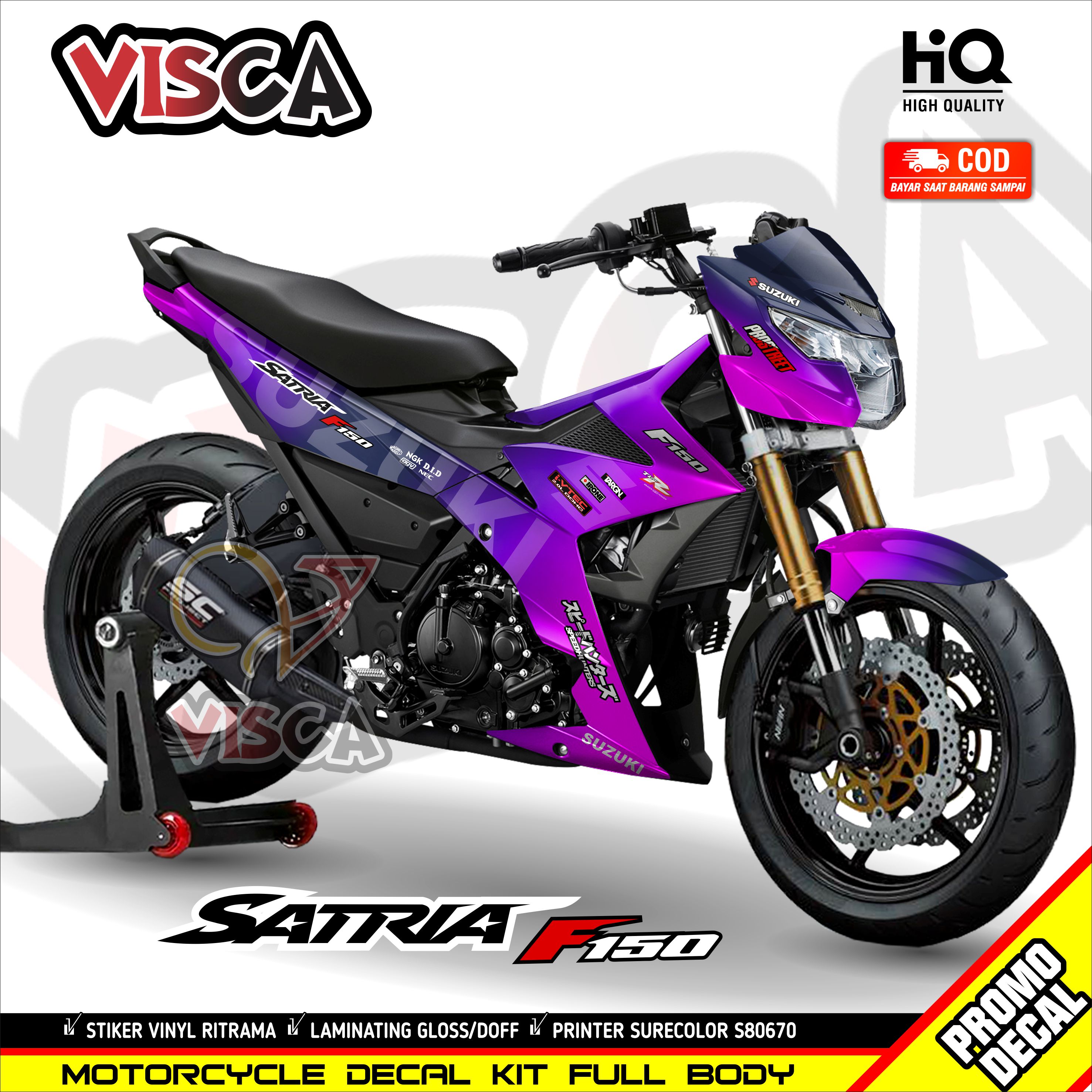 Decal Satria Fu 150 Fi Full Body Stiker Satria Fu Fi Full Body BUNGLON ...