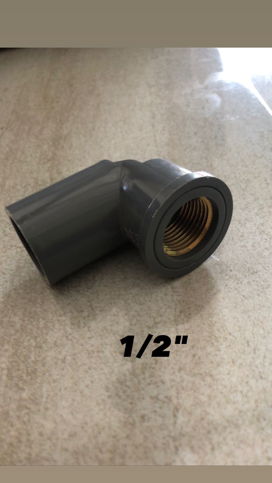 Elbow Knee Drat Dalam KUNINGAN Pvc Rucika 1/2" Faucet Elbow | Lazada ...