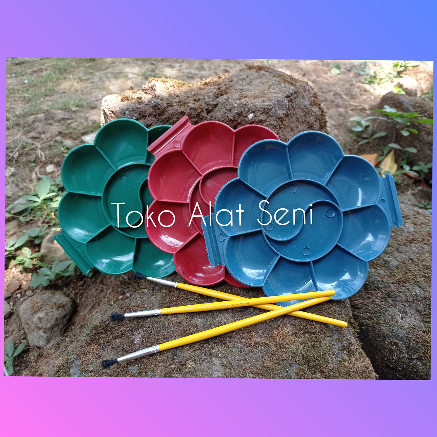Paket Alat Lukis Kuas dan Palet | Lazada Indonesia