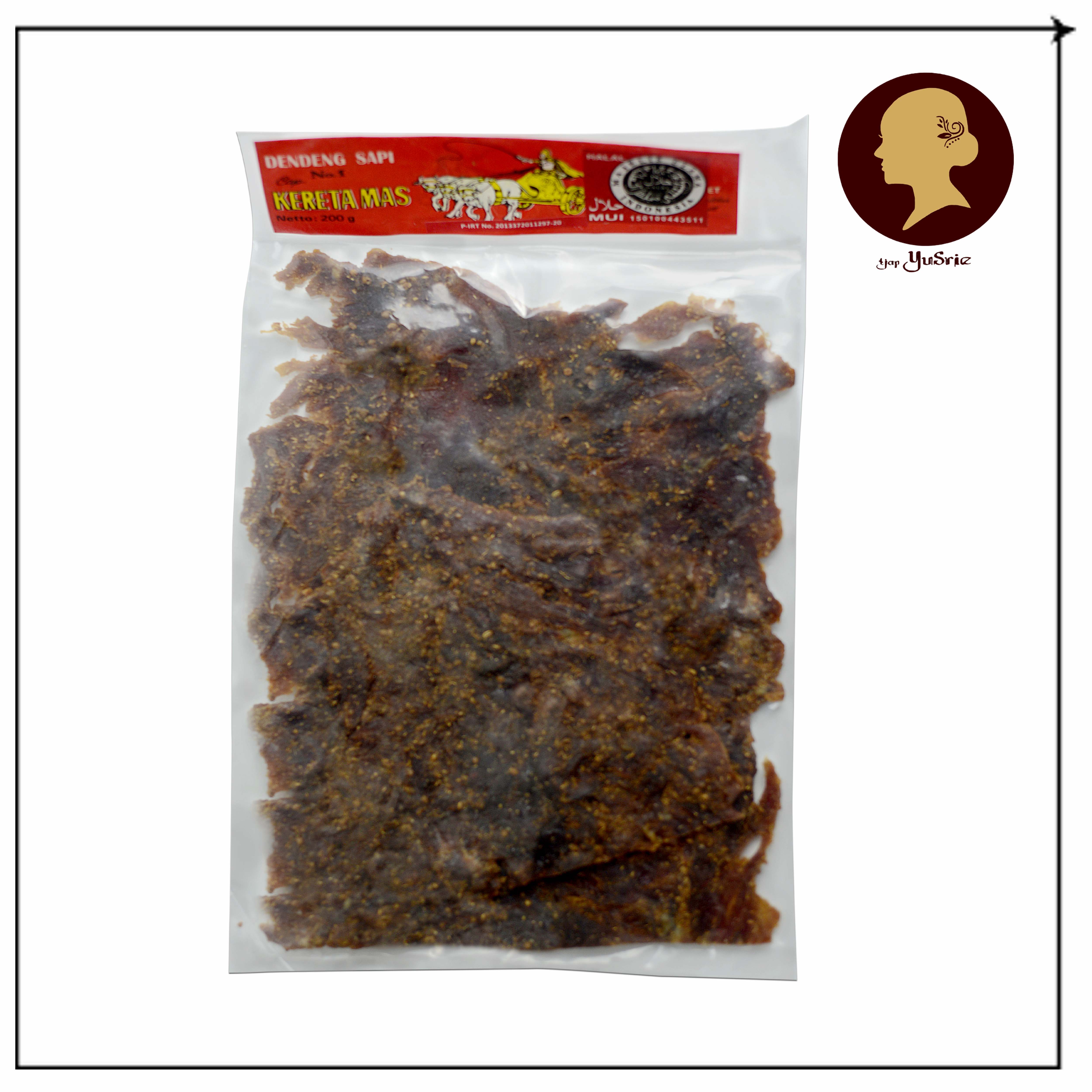 DENDENG DAGING SAPI KERETA MAS SERAT MANIS 250GR HALAL MUI BEEF JERKY ...
