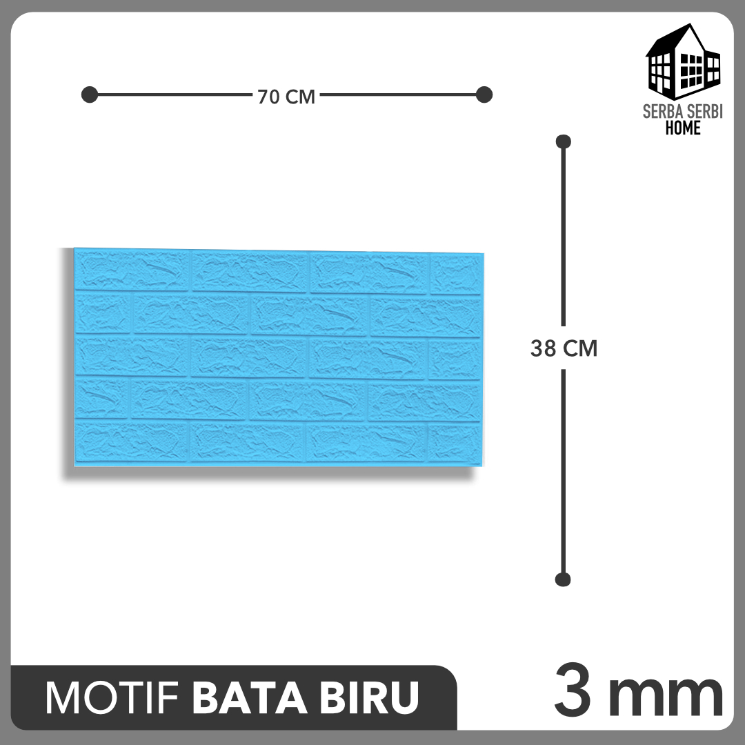 Wallpaper bata Biru | Lazada Indonesia
