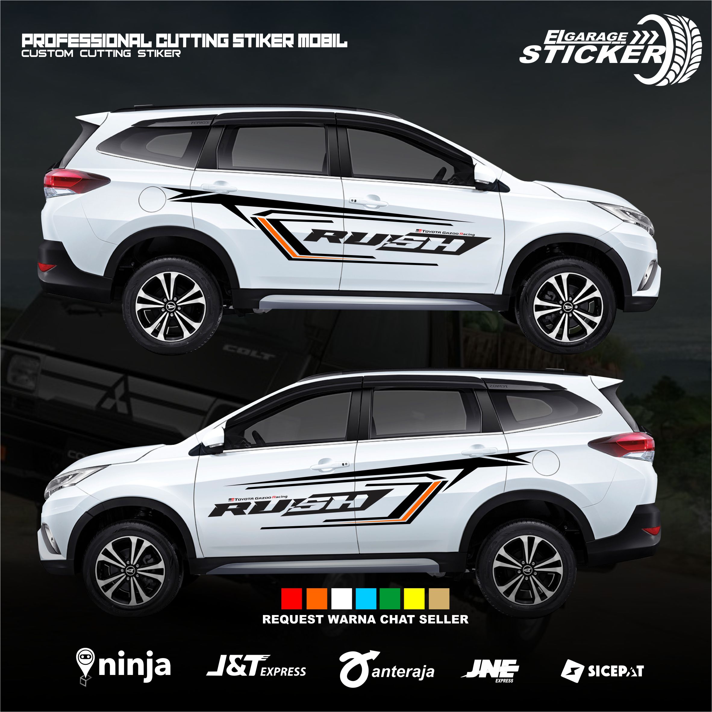 Stiker mobil toyota rush cutting stiker all mobil toyota rush variasi ...