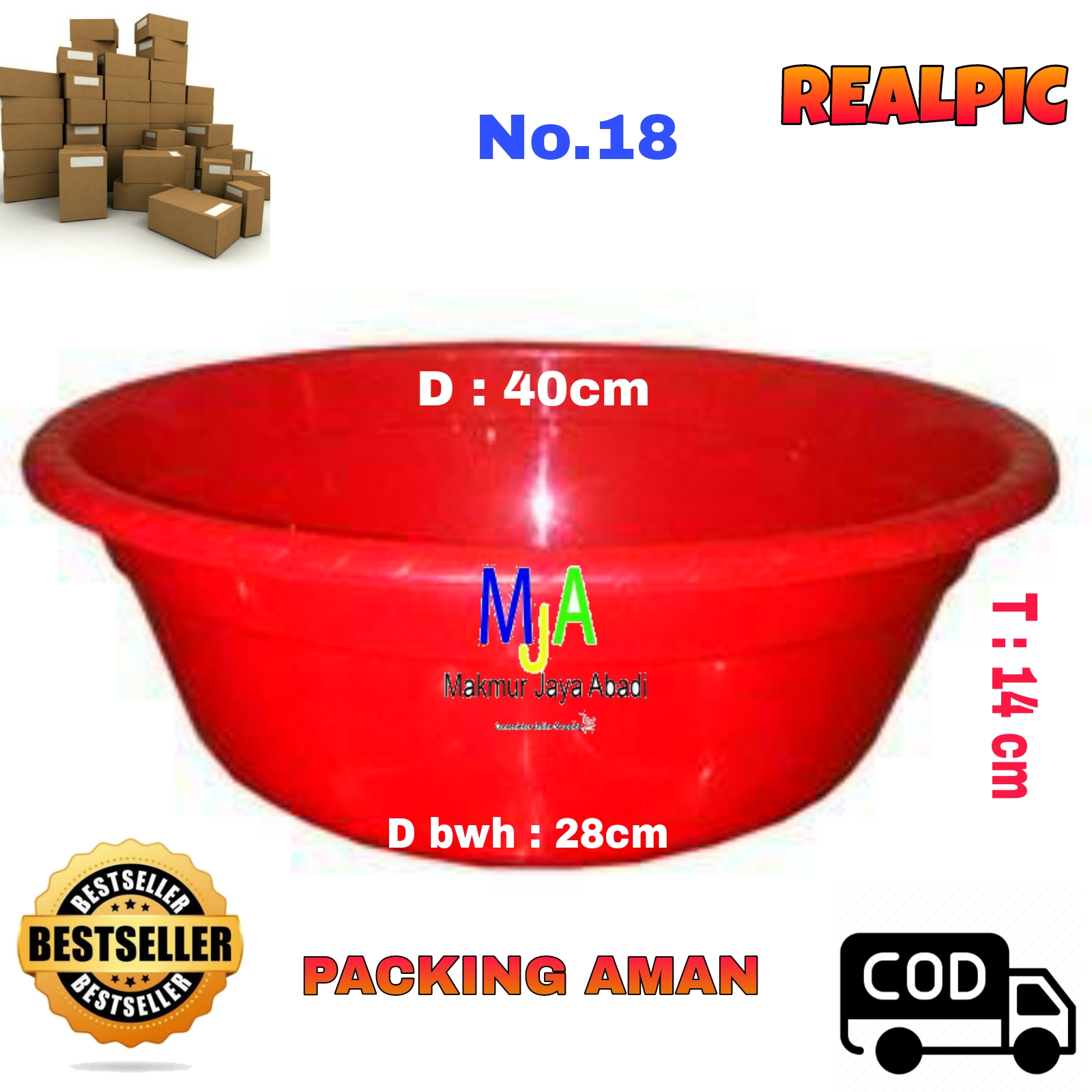 ( BISA COD ) PROMO Baskom Plastik / Wadah Warna Warni / Baskom Sayur ...