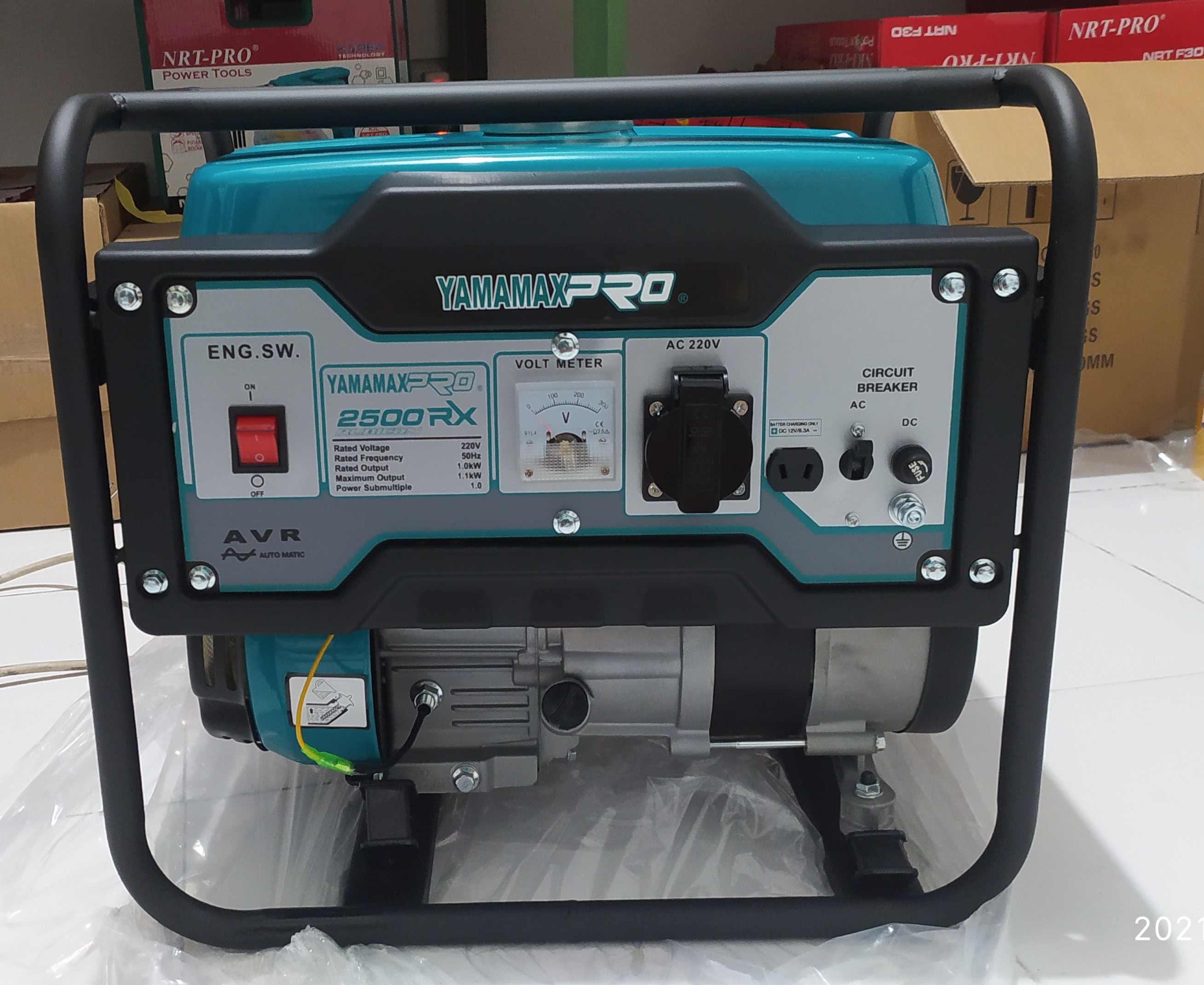 YAMAMAX PRO 2500 RX Genset Bensin 1000 Watt - Generator Set 1100 Watt ...