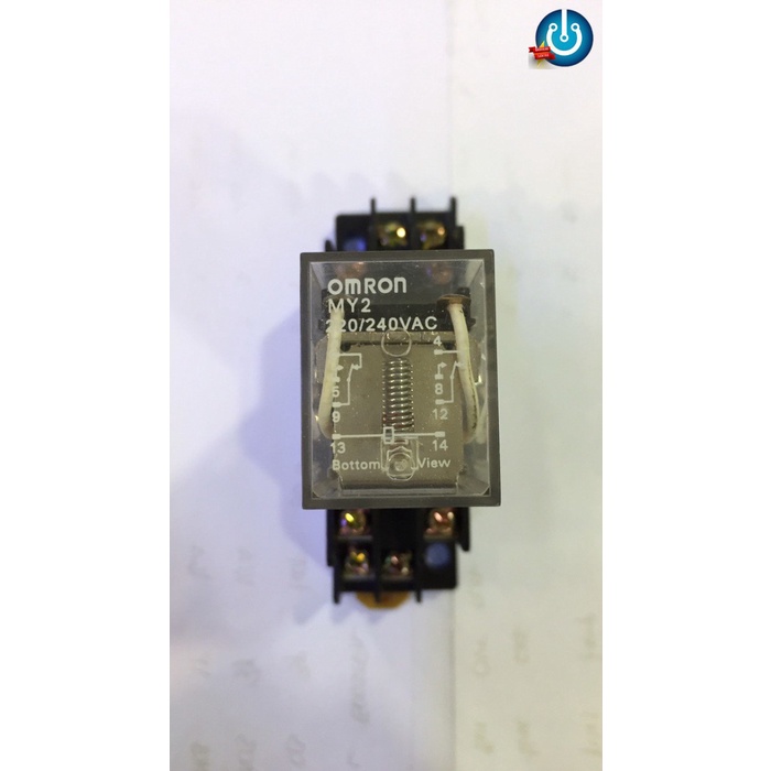 Relay MY2 / 8 pin / 220volt + kaki/socket / OMRON RELAY | Lazada Indonesia