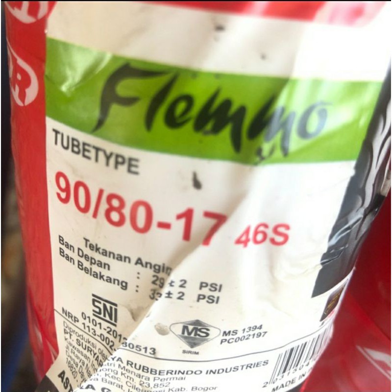 Ban Luar Motor FDR 90 - 80 ring 17 Flemmo dan Flemmo pro - ukuran 300 ...