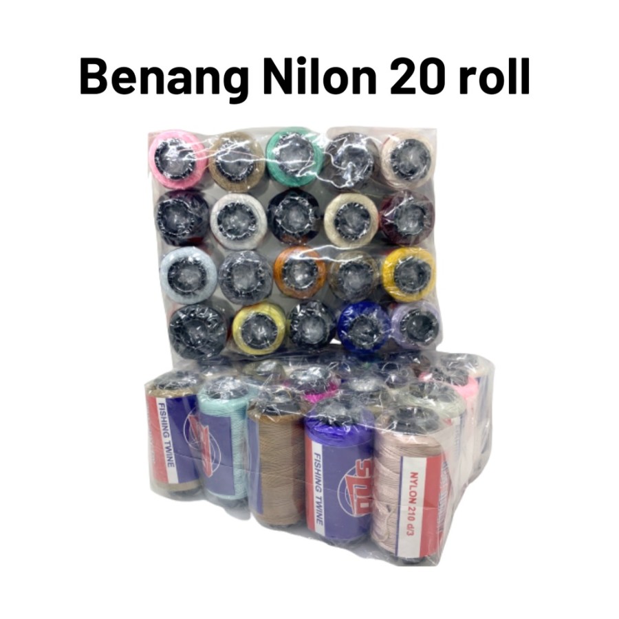 Benang Nilon Nylon Warna Per Pack isi 20pcs | Lazada Indonesia