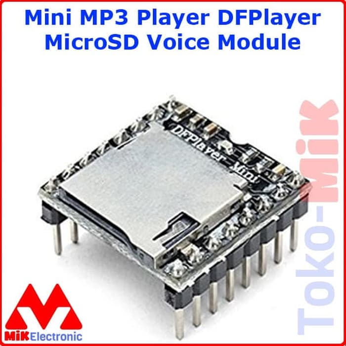 ARDUINO MINI MP3 PLAYER DFPLAYER MICROSD VOICE MODULE | Lazada Indonesia
