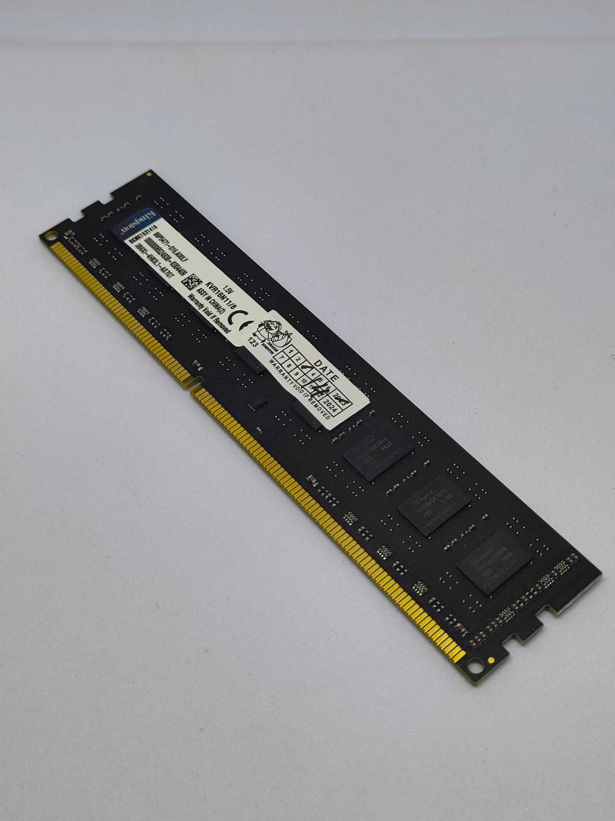 RAM DIMM PC Kingston DDR3 8 GB 1600 Mhz KVR16N11/8 Non ECC Lifetime ...
