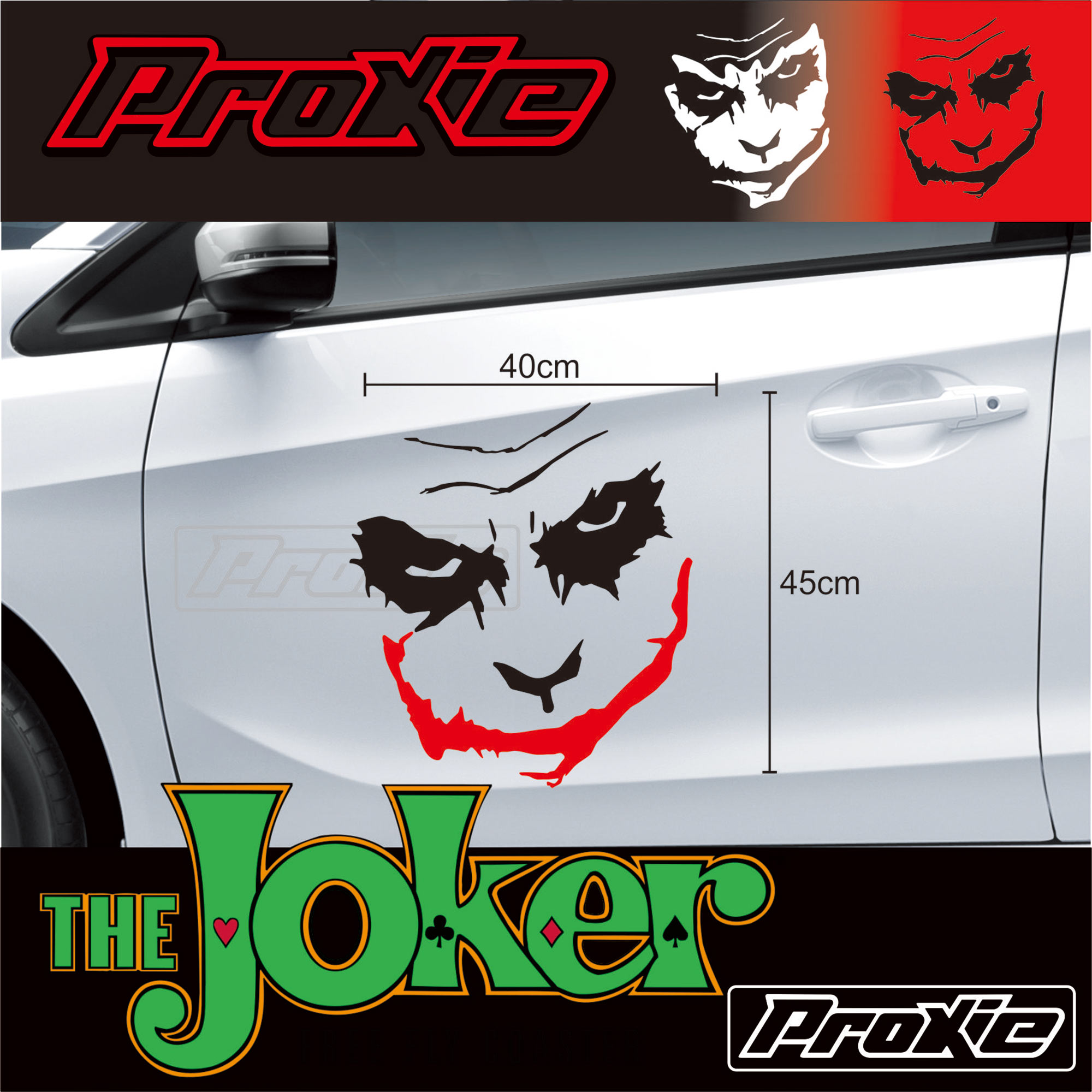 Cutting stiker joker bodi mobil sticker joker pintu mobil cutting ...
