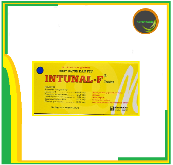 Intunal Forte Tablet per box isi 25 Strip x 4 tablet | Lazada Indonesia