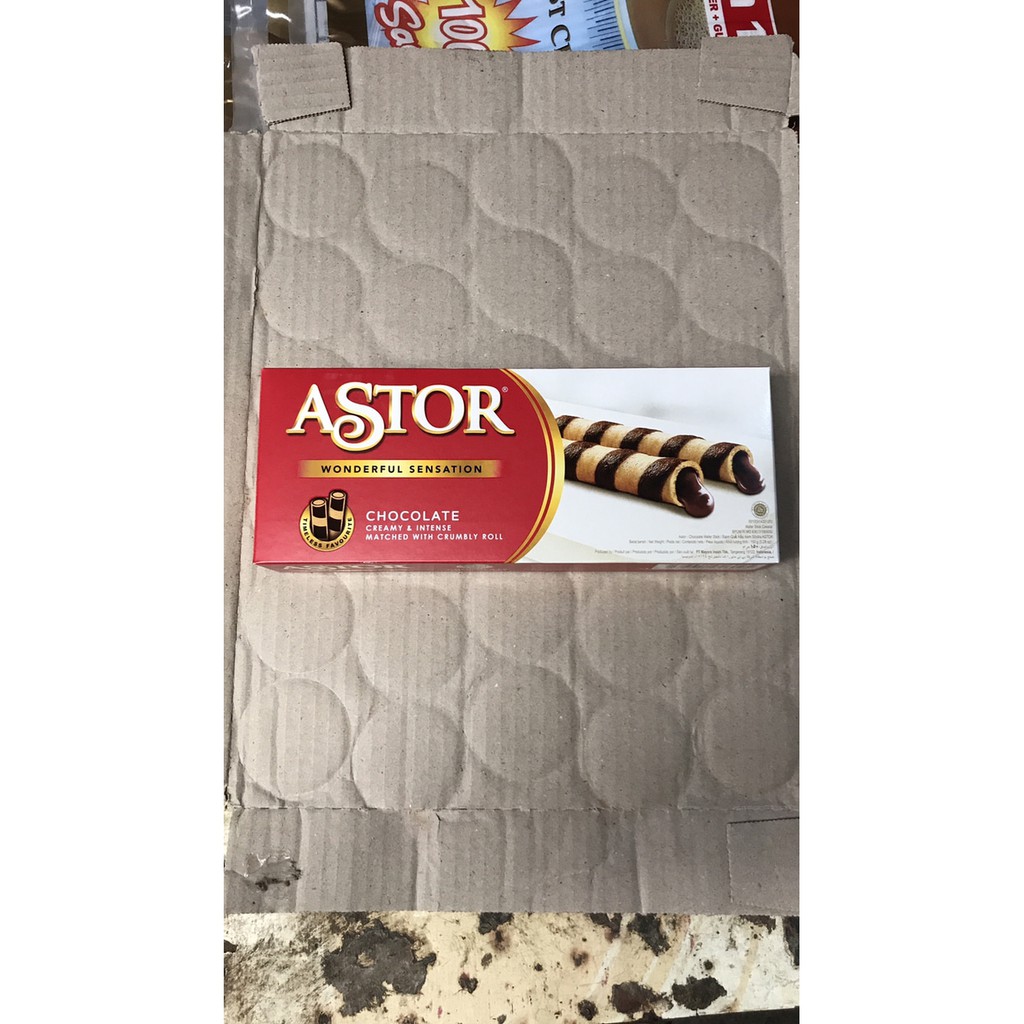 Astor Wafer Stick Chocolate 150g 150gr 150 g gr Coklat Mayora Besar ...