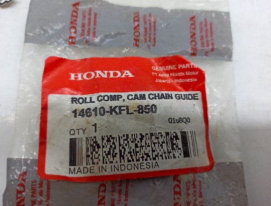 ROLL KAMPRAT CAM CHAIN GUIDE HONDA ABSOLUTE REVO ORI AHM 14610-KFL-850 ...