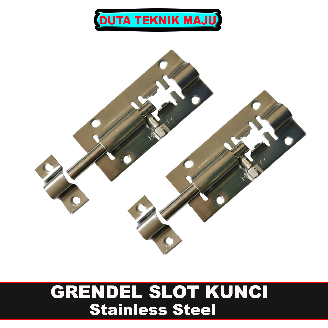 Grendel Stainless MAJESTY Kunci Slot Pintu Lemari 6 inch / Slot Kunci ...