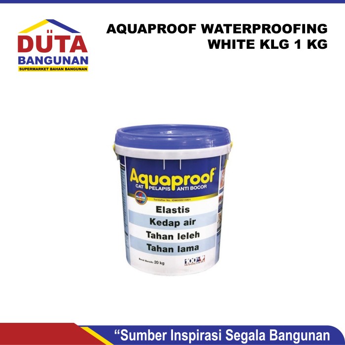 CAT AQUAPROOF WATERPROOFING WHITE 20 KG | Lazada Indonesia