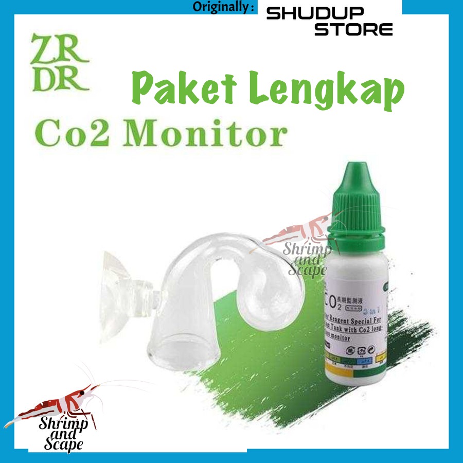 Set Co2 Indikator Drop Checker + Cairan / Solution Indicator Paket ...