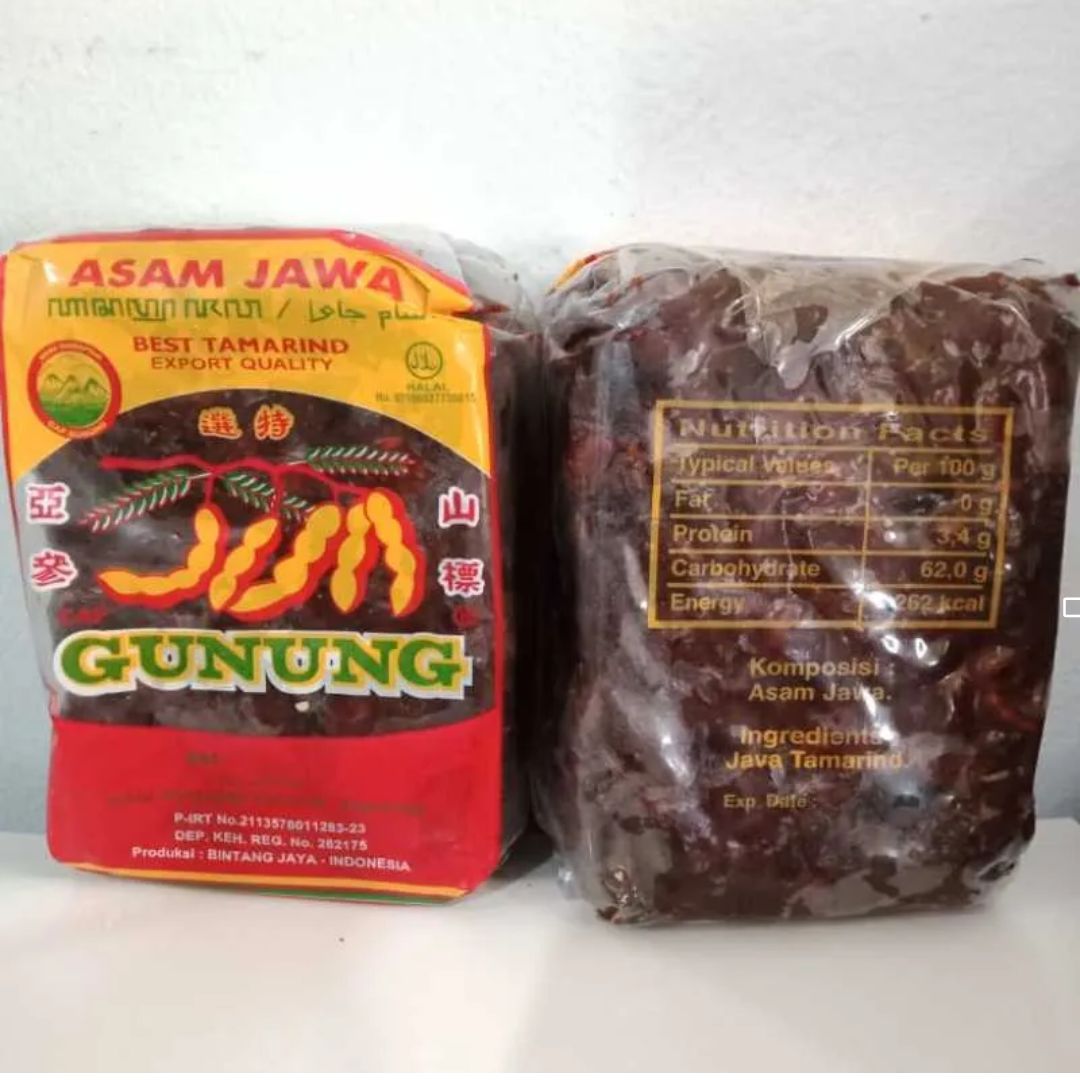 Asam Jawa Cap Gunung Best Tamarino - 500 Gram HALAL | Lazada Indonesia