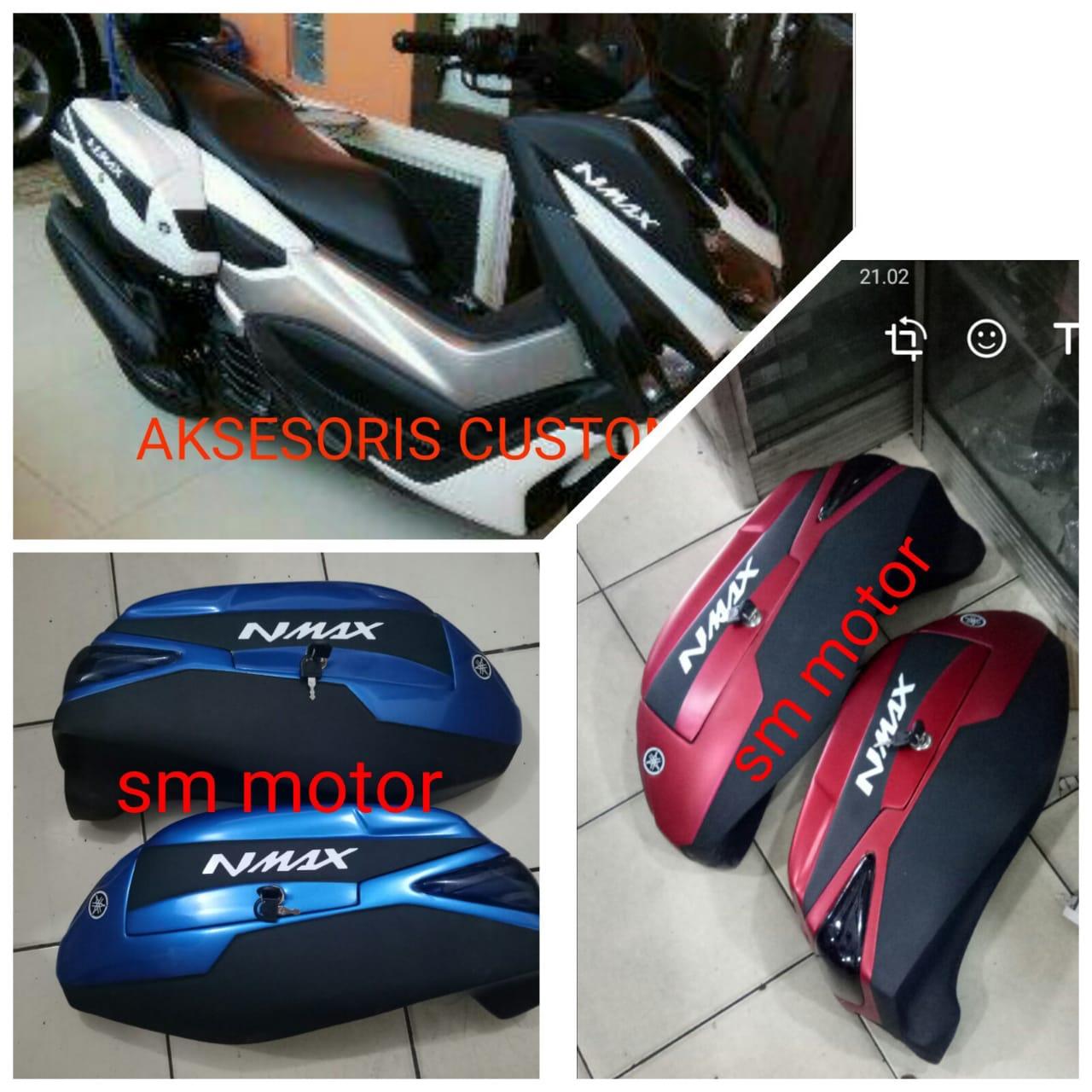 Side box/box samping nmax model slim baru slim kotak model terbaru ...