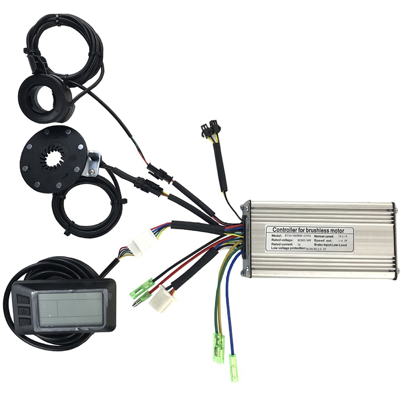 36v-48v-250w-15a-electric-bicycle-sine-wave-controller-with-kt-lcd7u
