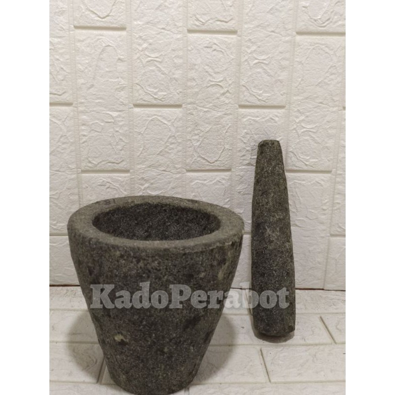 tumbukan batu bubut asli - tumbukan dapur - cobek tumbuk lumpang ...