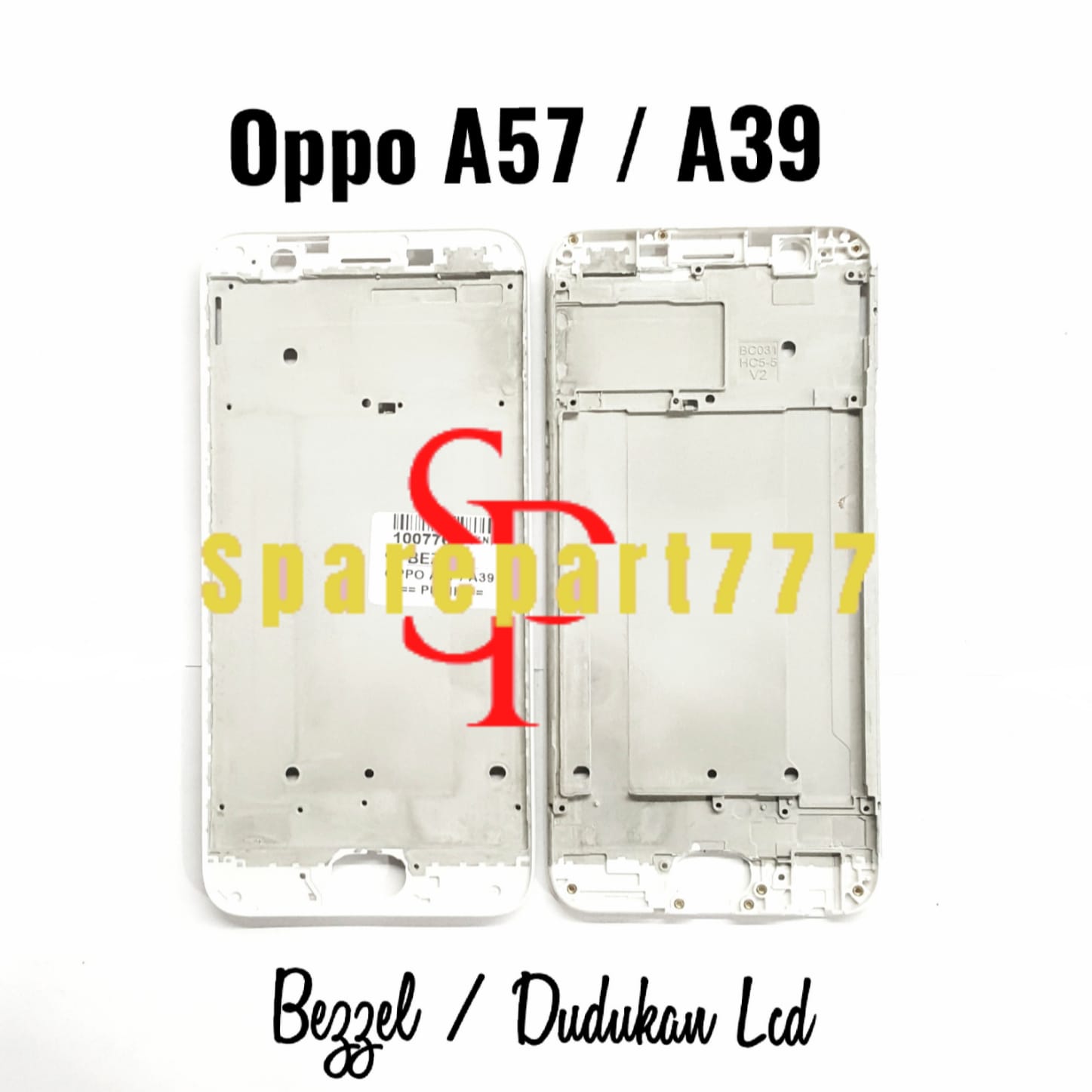Frame Bezzell Oppo A57 - A39 - Dudukan Lcd Bezzel Bezel Bejel | Lazada ...