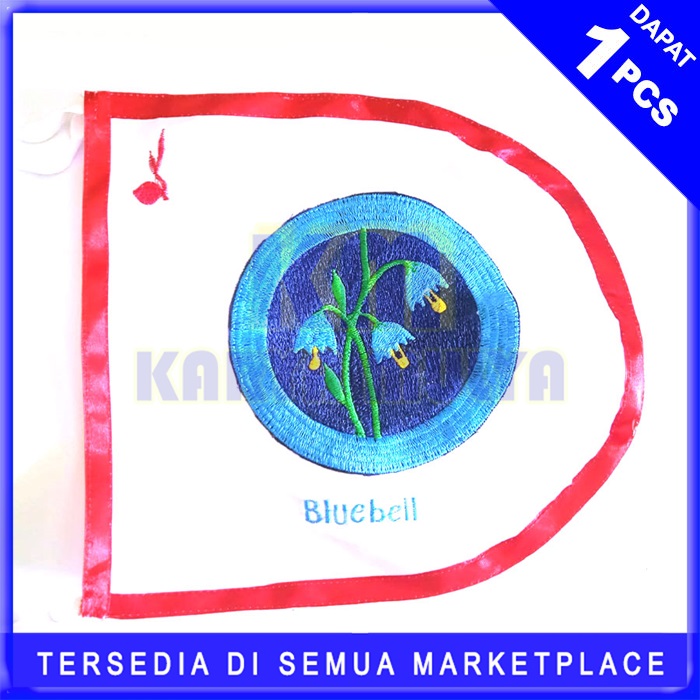 Bendera Regu Pramuka Tanda Regu Bluebell Bendera Pramuka Bendera Regu ...