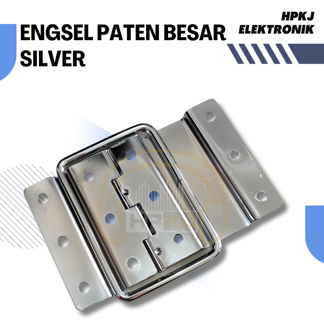 Engsel Paten Box Hardcase Besi Besar Silver BC-05 Engsel Tanam Kait ...