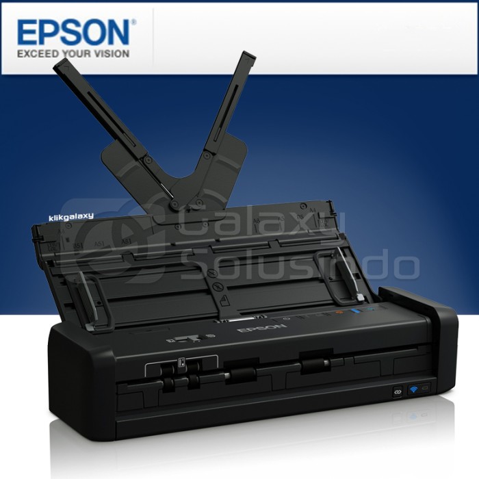 EPSON WorkForce DS-360W Wi-Fi Portable Sheet-fed Document Scanner ...