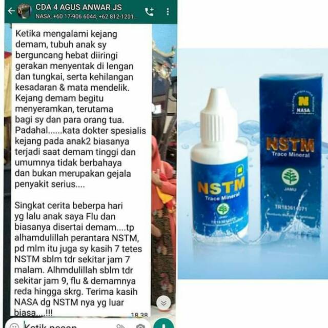 VIRAL AMPUH NSTM TRACE MINERAL / NSTM NASA ORIGINAL 100% / NSTM PRODUK ...