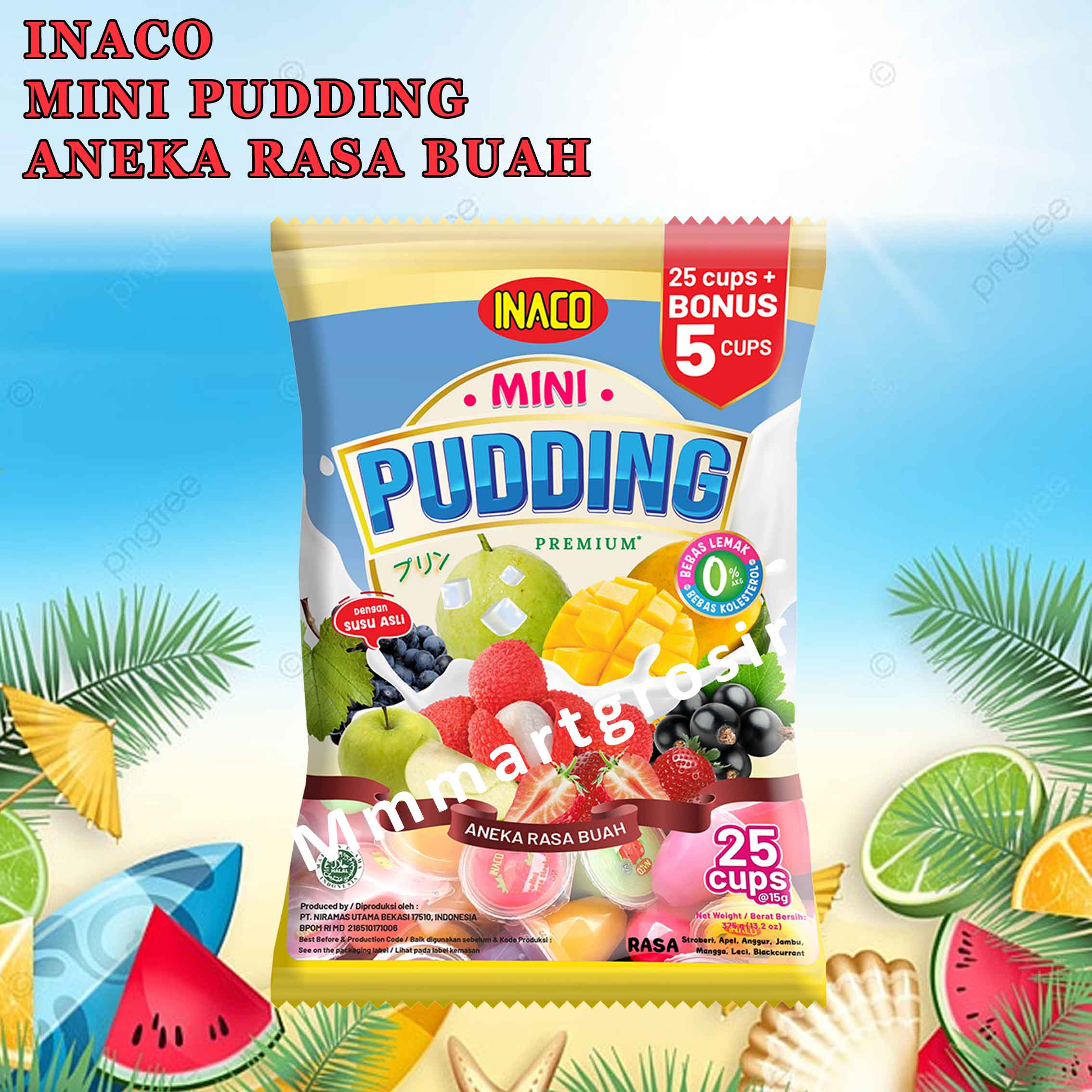 Inaco Mini Jelly / Aneka Rasa Pudding Buah / Jelly Nata De Coco / Isi ...