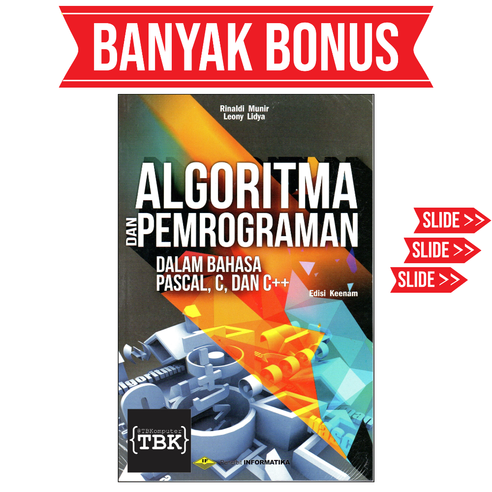 BUKU ALGORITMA DAN PEMROGRAMAN EDISI KE 6 RINALDI MUNIR | Lazada Indonesia BUKU ALGORITMA DAN PEMROGRAMAN EDISI KE 6 RINALDI MUNIR | Lazada Indonesia