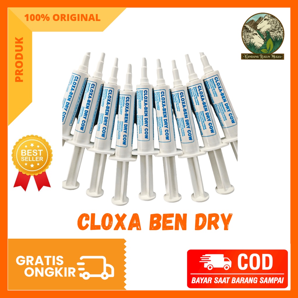 Cloxa-Ben Dry Crow Pengobatan Mastitis Masa Kering Sapi Kambing | Lazada Indonesia
