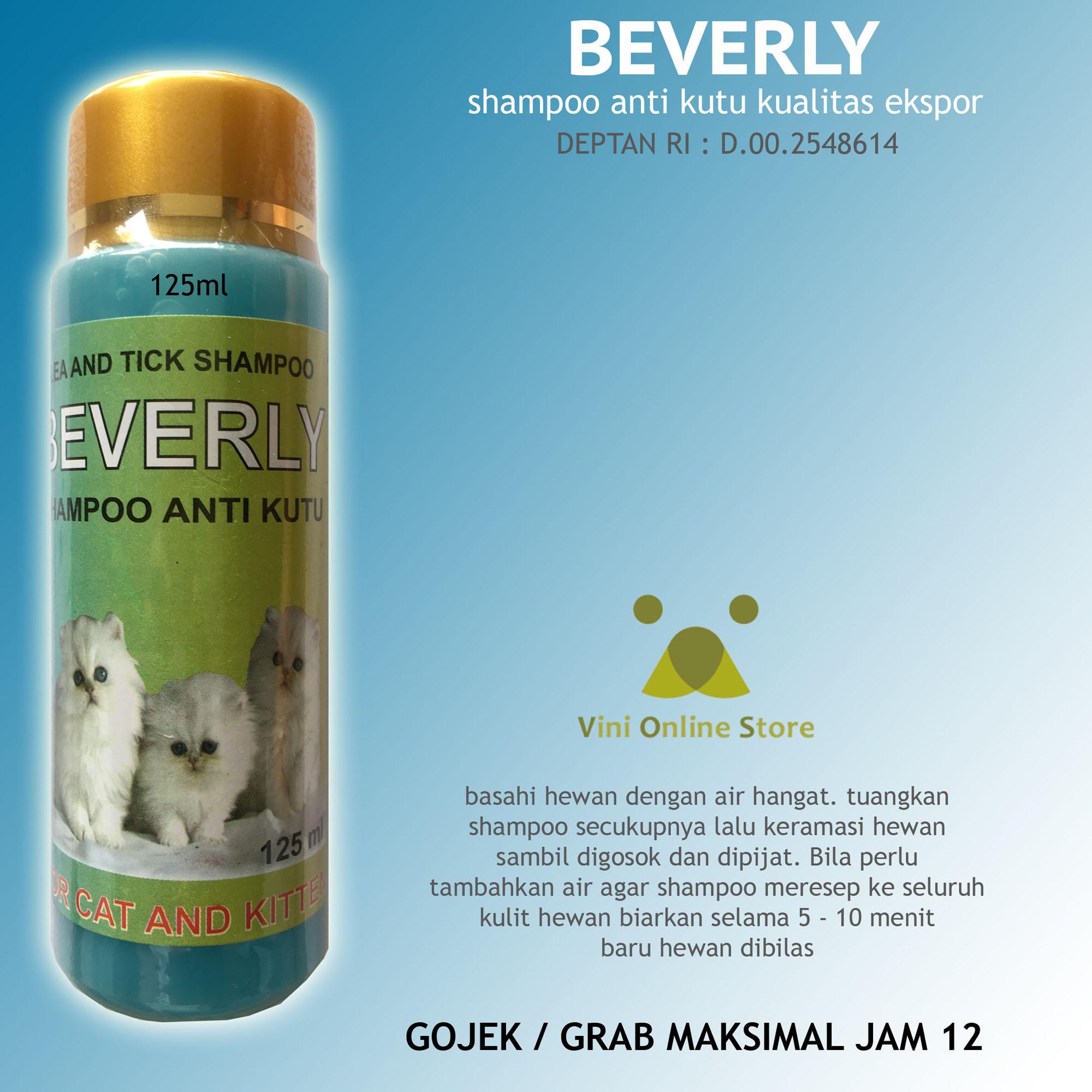 Shampoo Kucing Anti Kutu Beverly Membunuh Kutu Hingga Telur | Lazada ...