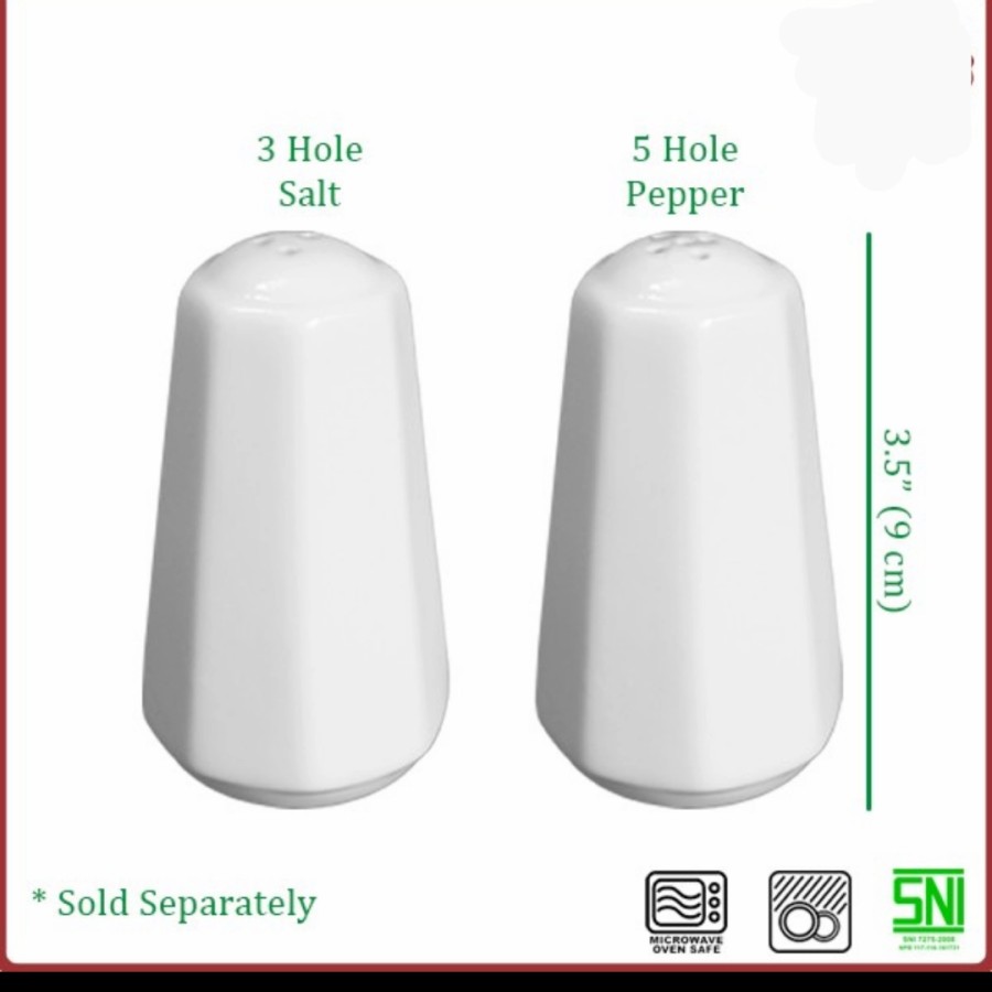 Salt & Pepper Ceramic / Tempat Garam & Merica Keramik # A 1693 - A1693S ...
