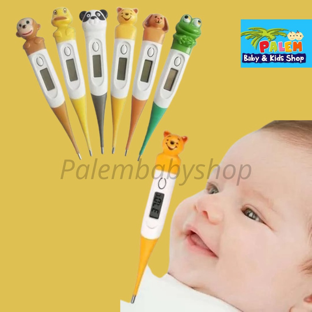 Termometer Digital Elastis Anak Karakter Kartun Animal Kid Kids, MOTIF ...