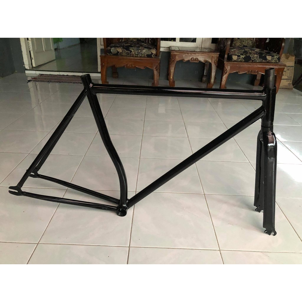 Frame fixie sport, Frame + fork sepeda fixie costum model lurus model ...