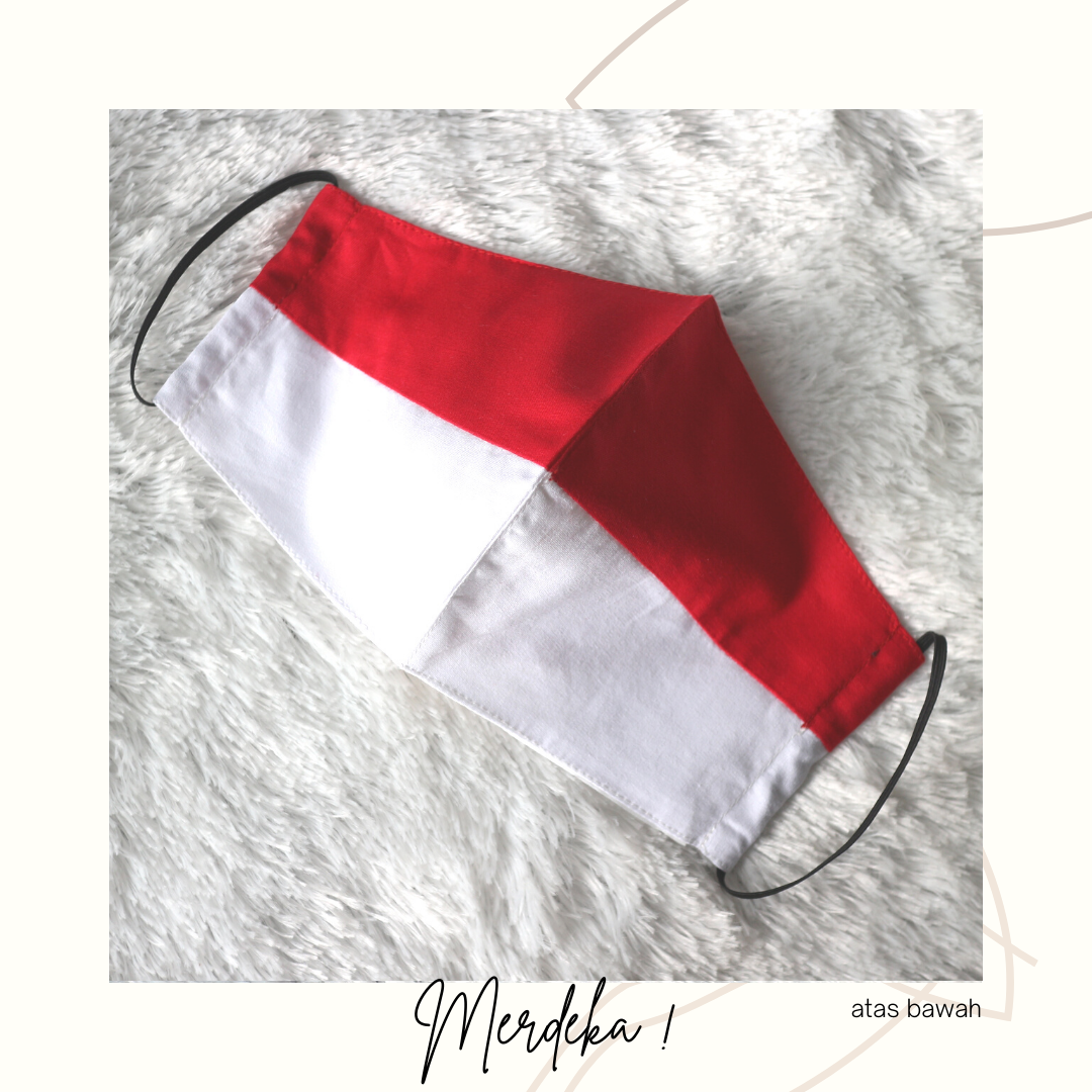 Merdeka Mask Masker Merah Putih 17 Agustus Kemerdekaan Indonesia ...