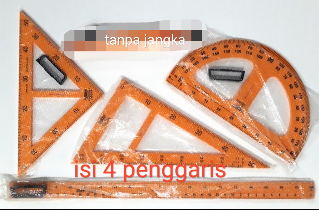 penggaris set whiteboard isi 5 penggaris plastik | Lazada Indonesia