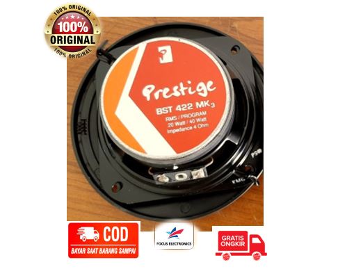 PRESTIGE Speaker Mobil 4 Inch 40 Watt BST 422 Fullrange ORIGINAL ...