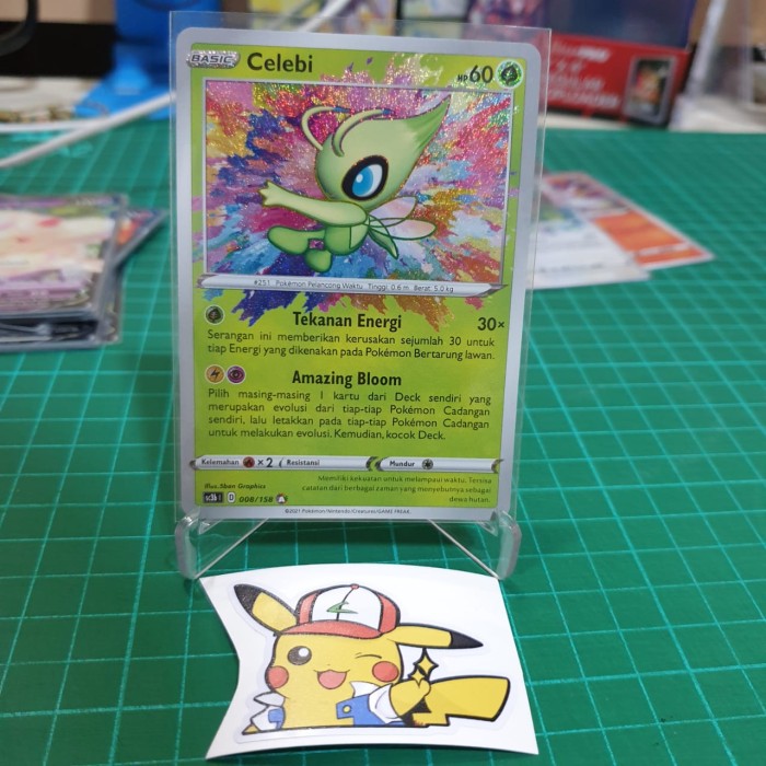 Kartu Pokemon Indonsia - Set 7 - Celebi Amazing Rare | Lazada Indonesia