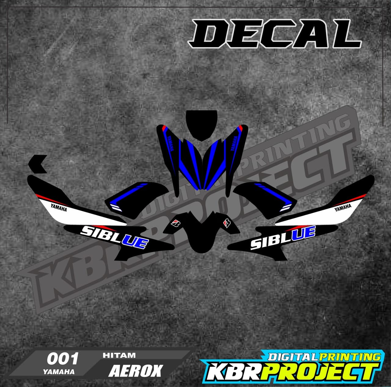 ( COD) AEROX decal sticker motor YAMAHA AEROX IP.01 decal stiker full ...