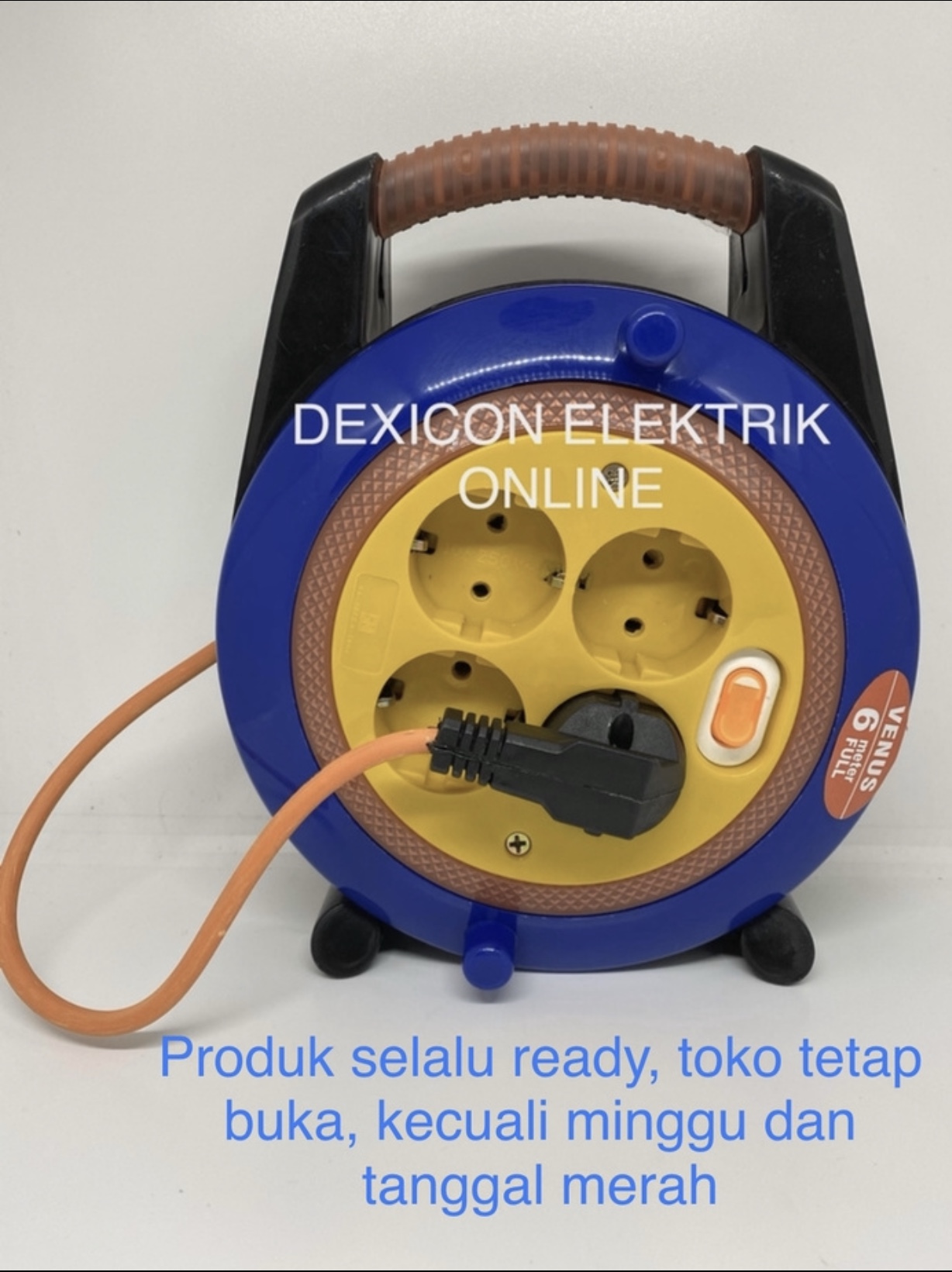 Kabel gulungan/roll kabel/Venus 6 mtr/box kabel/termimal colokan ...