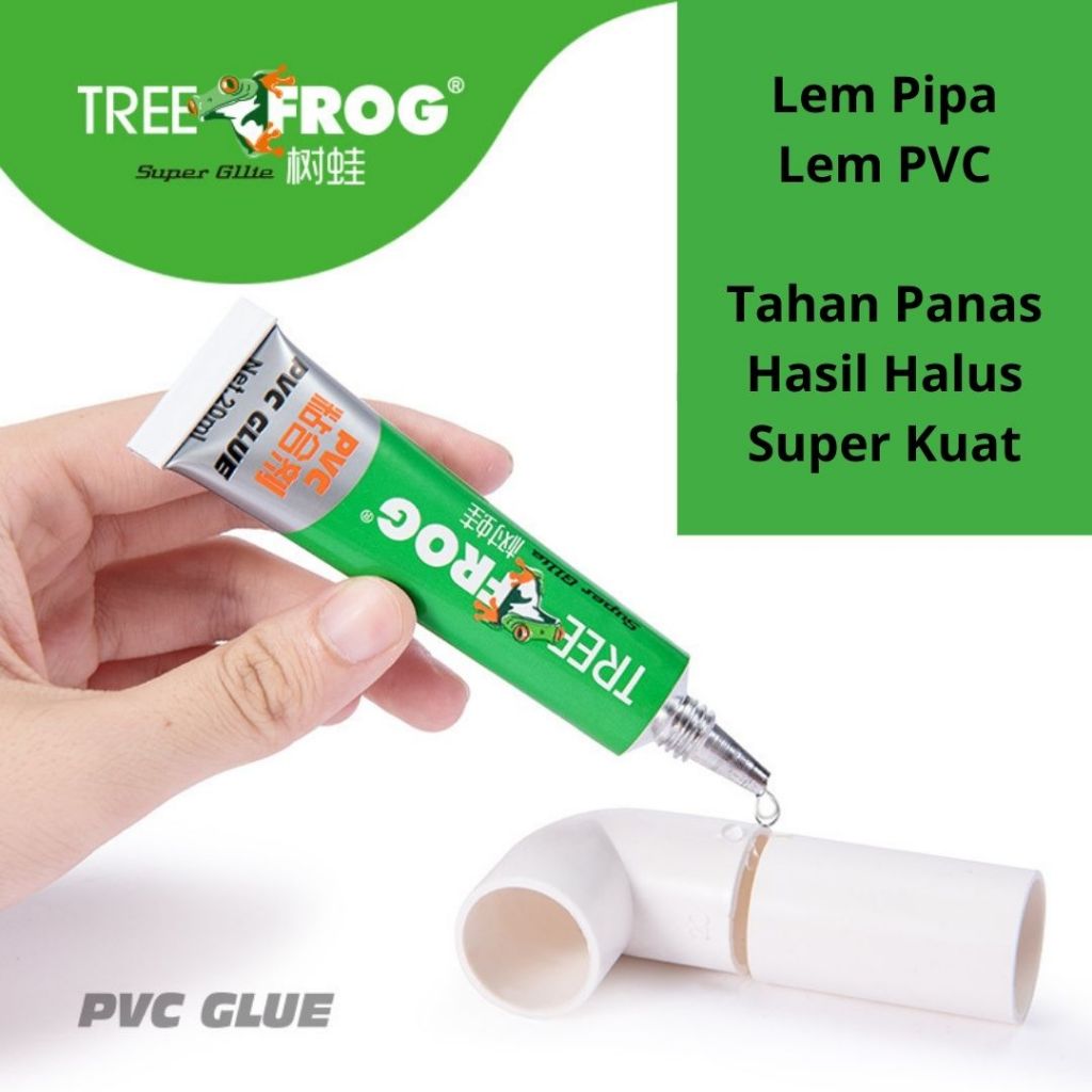 TREE FROG Lem Pipa 20 ML / Lem PVC / Lem Pralon H02 | Lazada Indonesia