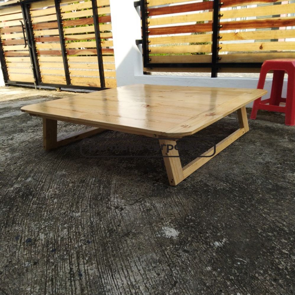 Meja Lesehan Lipat Jati Belanda Lebar | Lazada Indonesia