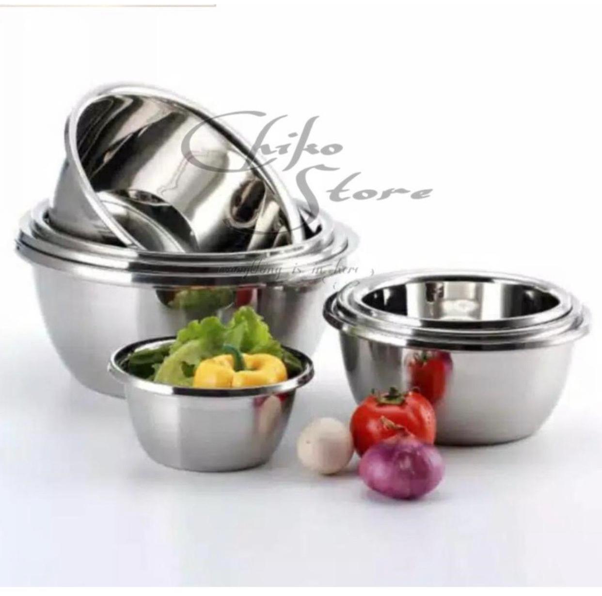 Baskom stainless steel dan Baskom Lubang Stainless steel | Lazada Indonesia