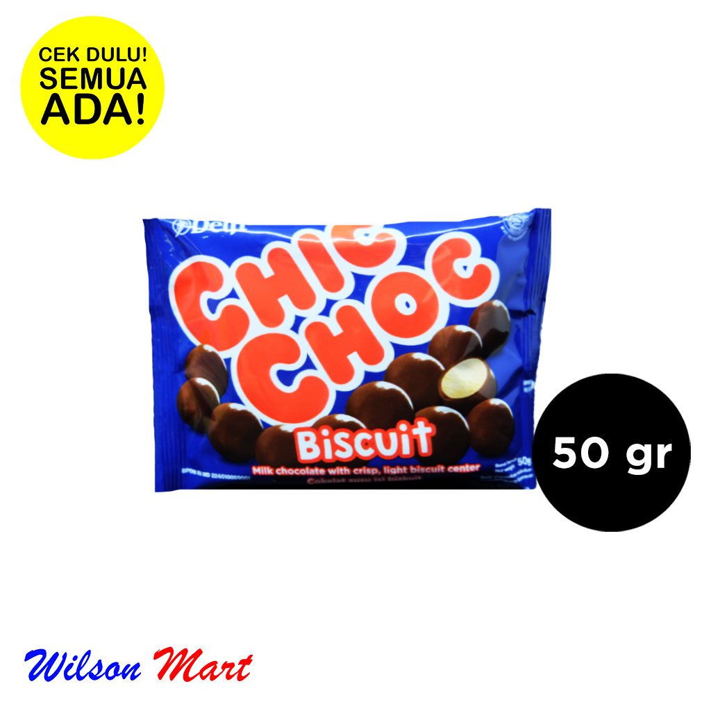 DELFI CHIC CHOC BISCUIT BIRU COKLAT ISI BISKUIT 50 GRAM | Lazada Indonesia