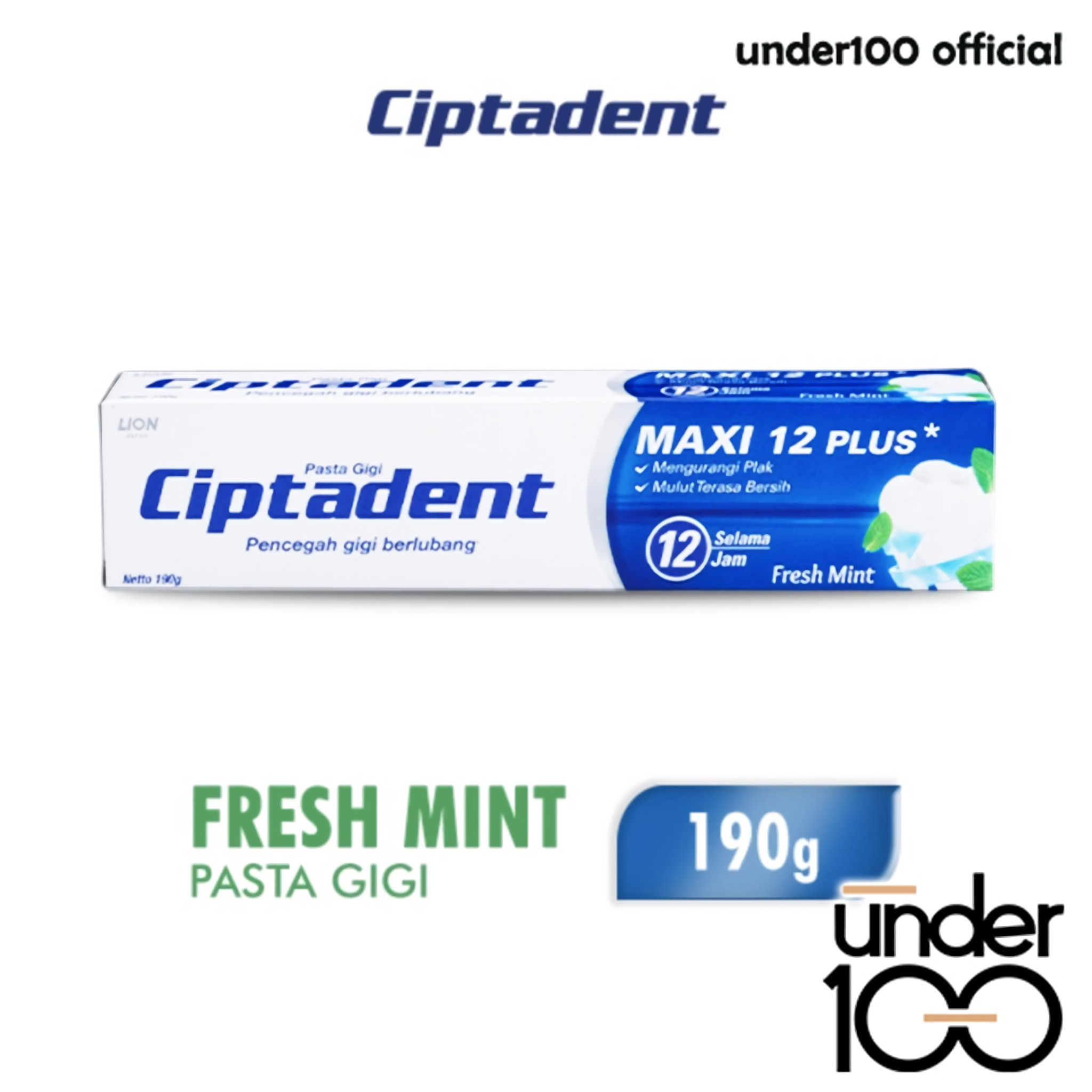 CIPTADENT Pasta Gigi Maxi 12 Plus | Perawatan Gigi & Gusi | Pencegah ...
